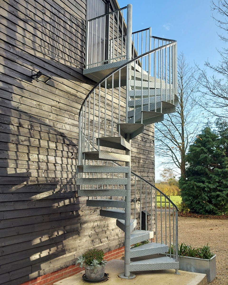 External Galvanised Steel Staircase Kit UK