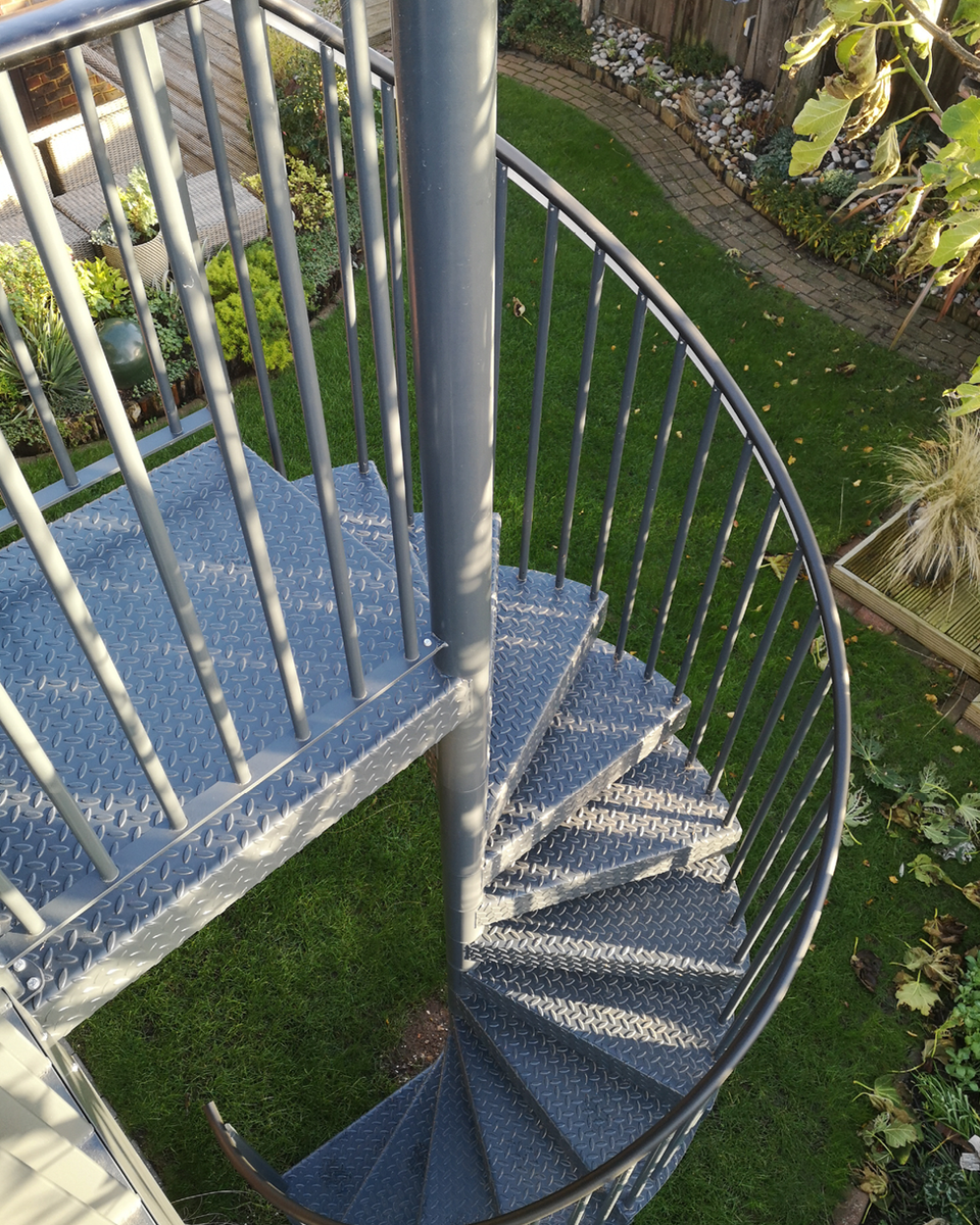 External Galvanised Steel Staircase Kit UK