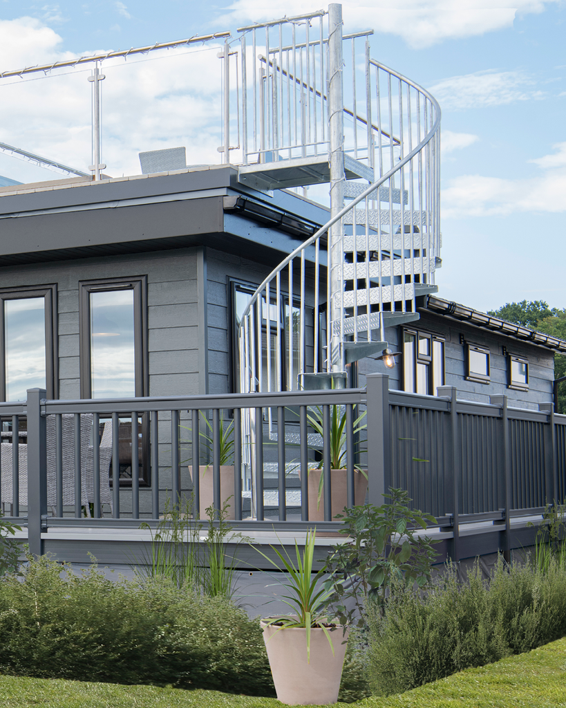 External Galvanised Steel Staircase Kit UK